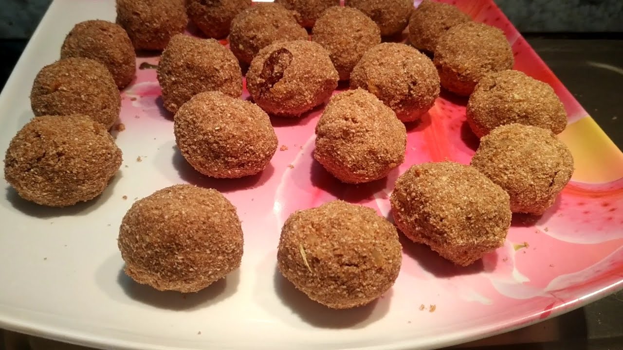 Red rice ladoo/Energy ladoo/ சிகப்பு அரிசி லட்டு/Snack recipe - YouTube