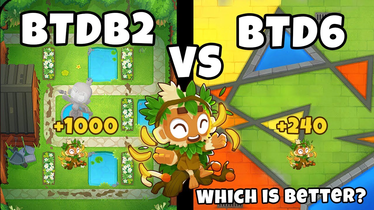 What's different about JUNGLE'S BOUNTY DRUID between BTDB2 and BTD6 ...