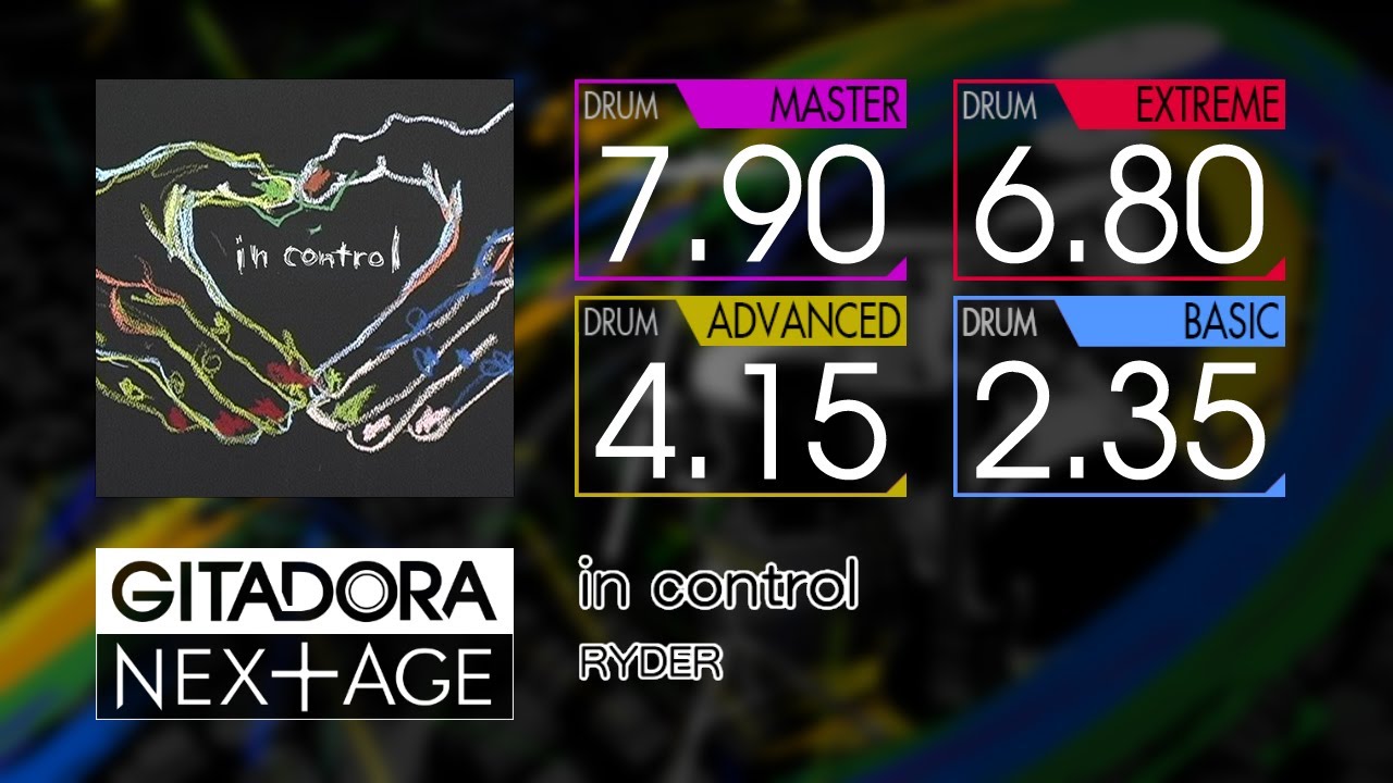 【GITADORA】 in control (MASTER ~ BASIC) Drum - YouTube