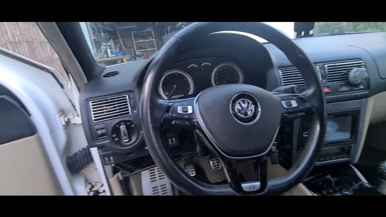 Tuto faire fonctionner lumière du volant Multifonction Golf VW - YouTube