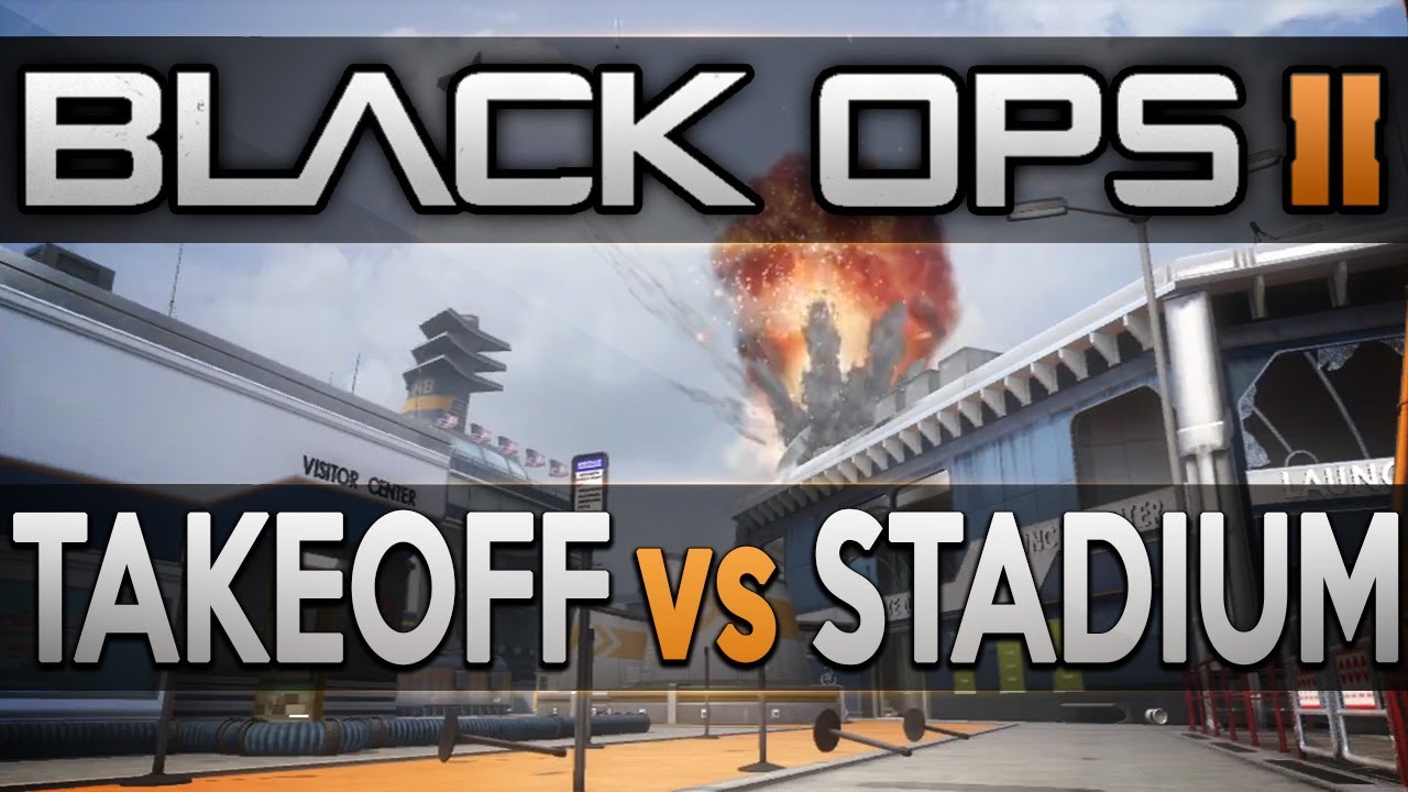 Black Ops 2: "TAKEOFF" vs. "STADIUM" Side By Side Comparison ...