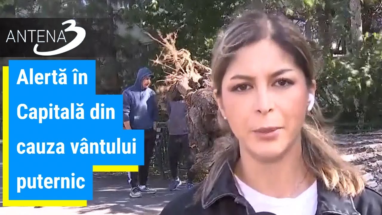 Alertă în Capitală din cauza vântului puternic. Autorităţile le recomandă oamenilor să nu iasă ...