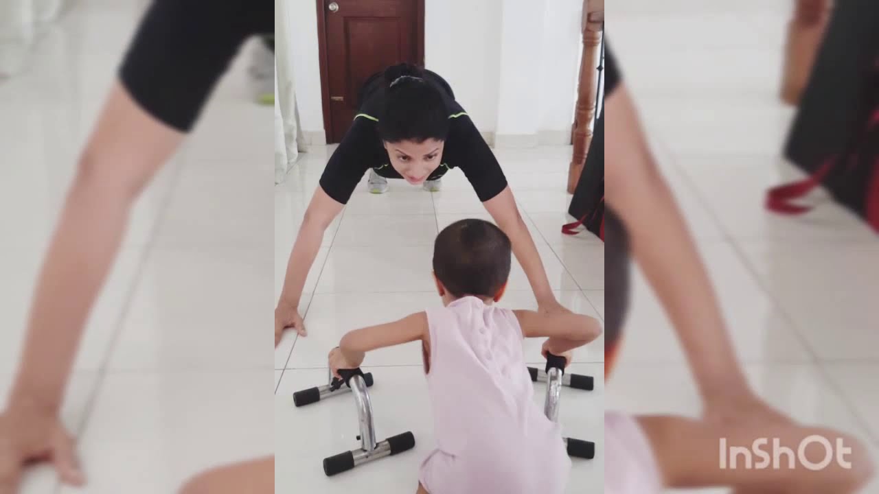 Workout with baby - YouTube
