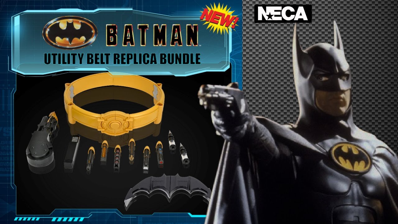 NECA Toys BATMAN 89 UTILITY BELT Replica Bundle REVEAL!!!! - YouTube