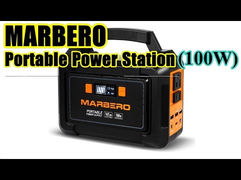 MARBERO 100W Portable Power Station - YouTube