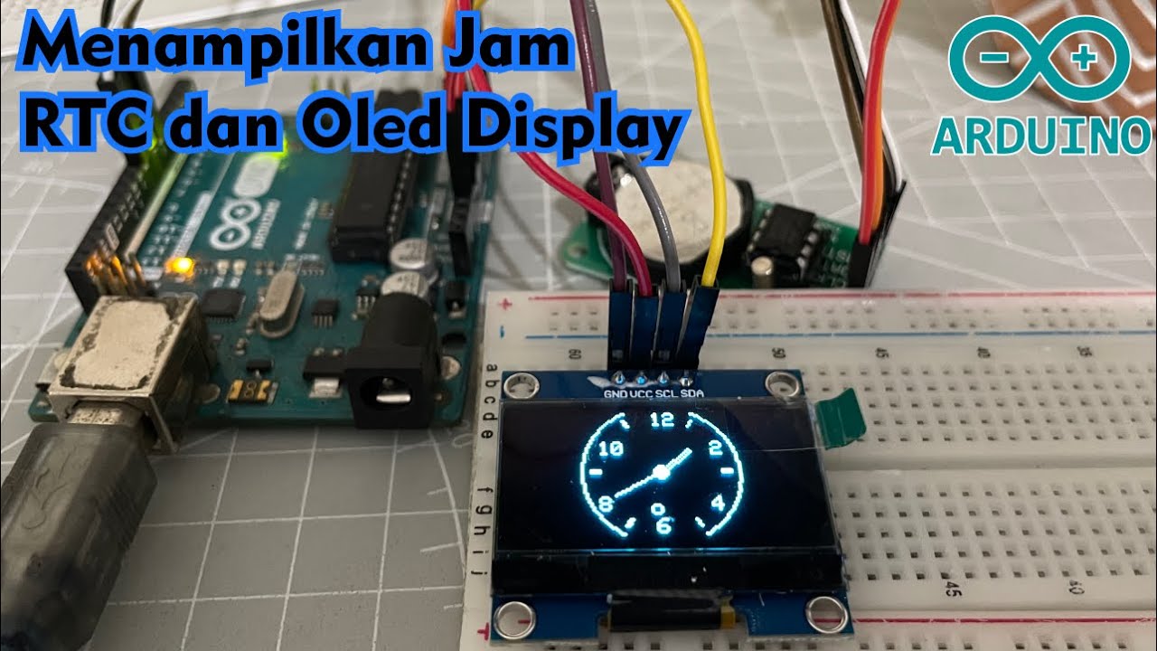 Tutorial Cara Membuat Program Jam Analog Dengan Rtc Ds1302 Ditampilkan Oled Display Dengan