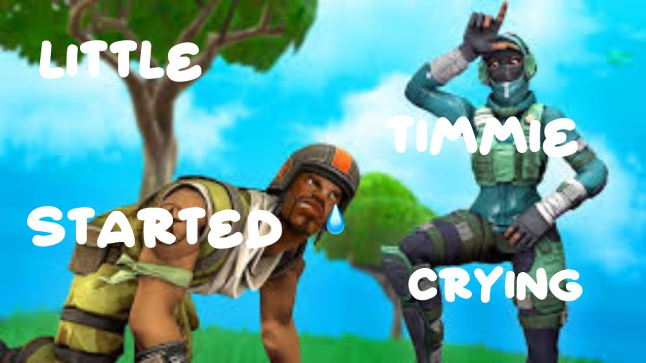 LITTLE TIMMIE STARTED CRYING.. FORTNITE!! FUNNY.. - YouTube