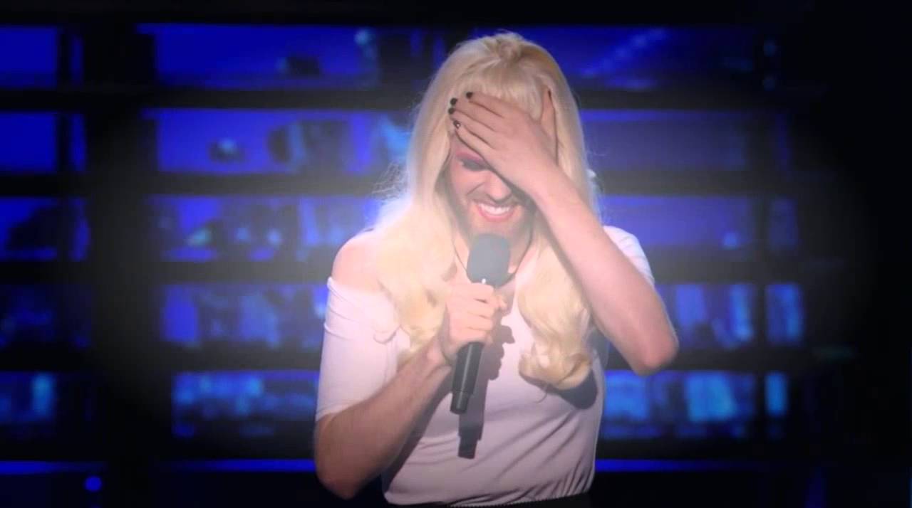 Scott Heierman Bearded Drag Queen Gets Overcome With Emotions America's ...