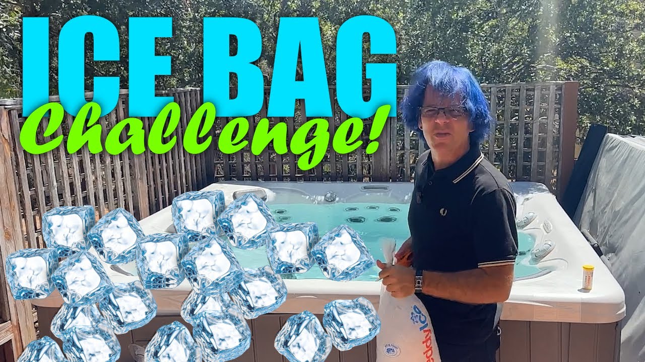 Will 10 Bags of Ice Cool Down a Hot Tub in Summer?? - YouTube