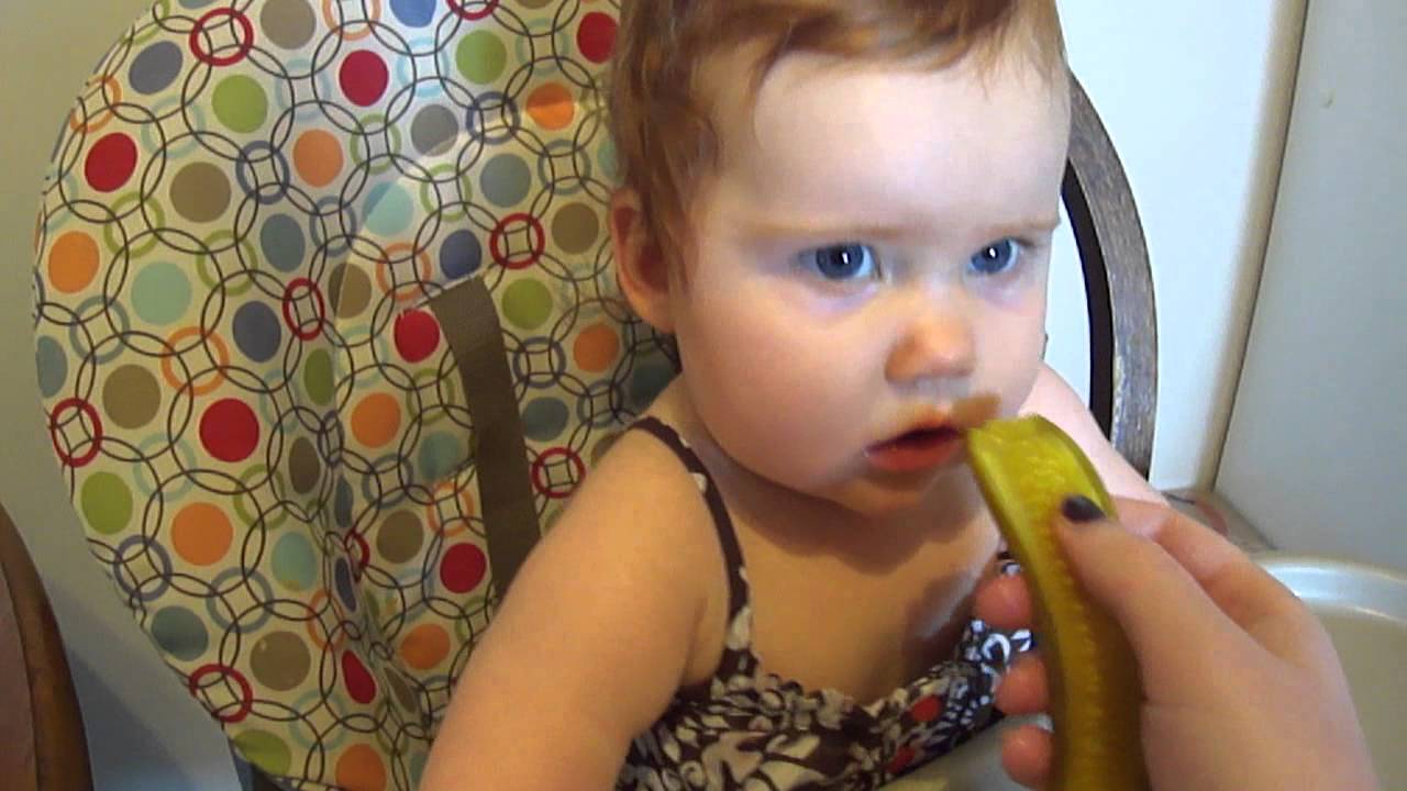 Baby Eats a Pickle - YouTube