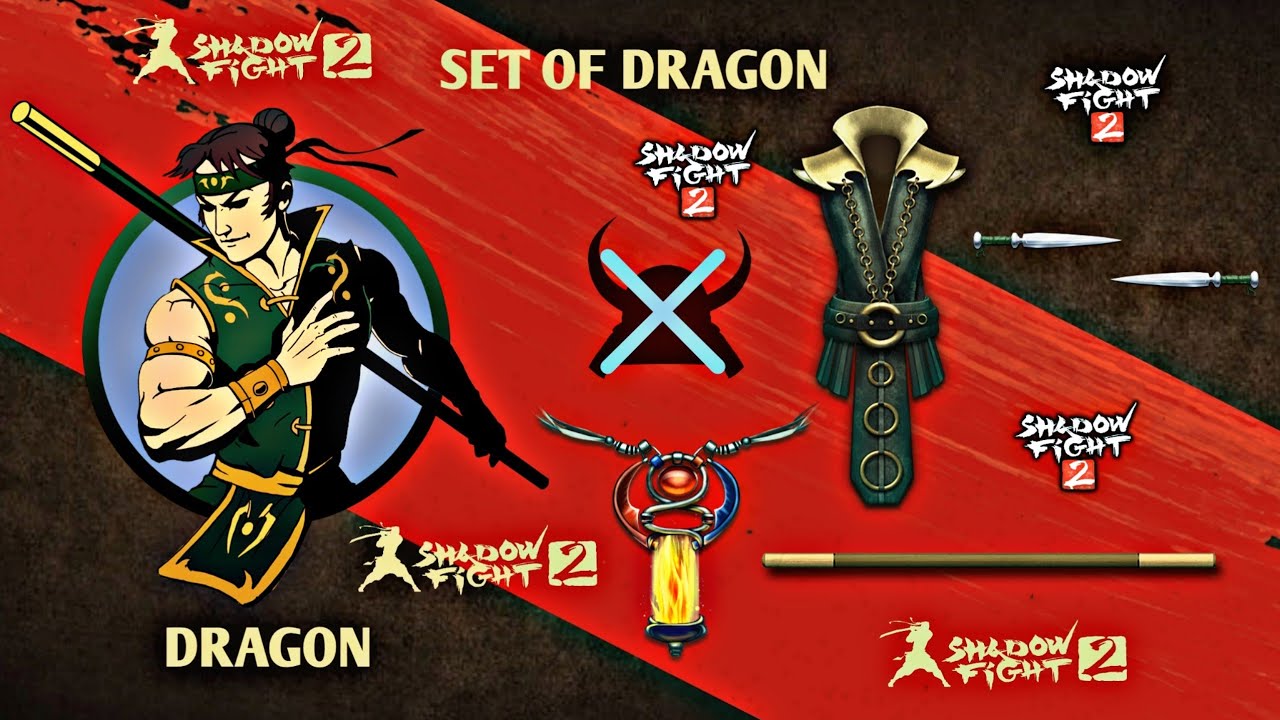 Shadow Fight 2 | Set of Dragon | Equipments of Dragon - YouTube