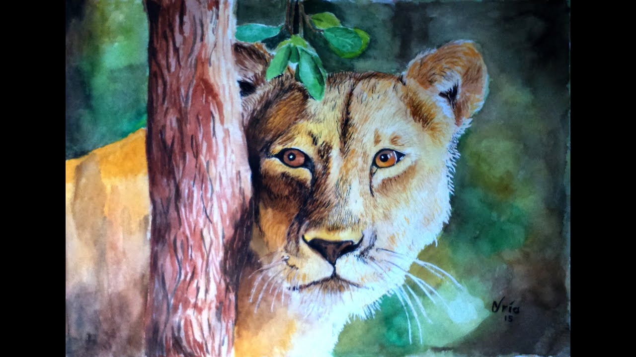 Speed painting "León" - YouTube