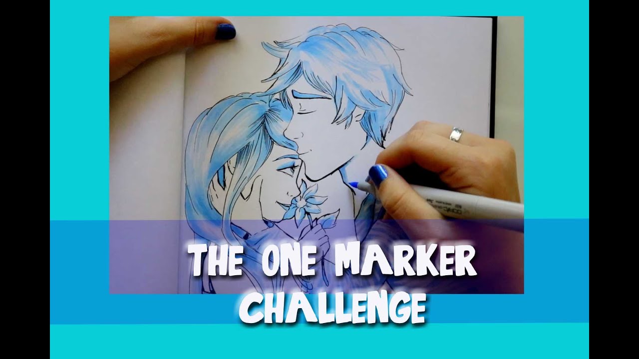 The ONE MARKER Challenge - @dramaticparrot - YouTube
