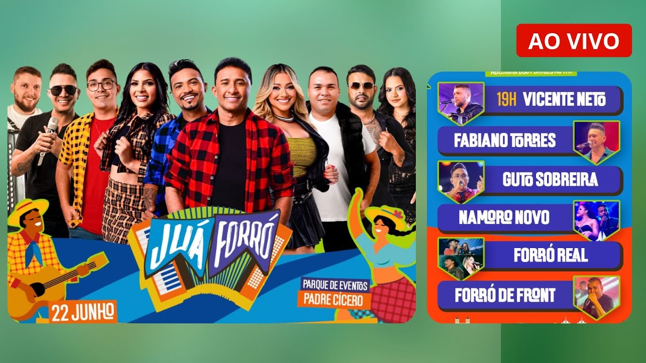 Forró Real, Namoro Novo, Guto Sobreira, Forró de Front, Fabiano Torres e Vicente Neto - JUÁFORRÓ ...