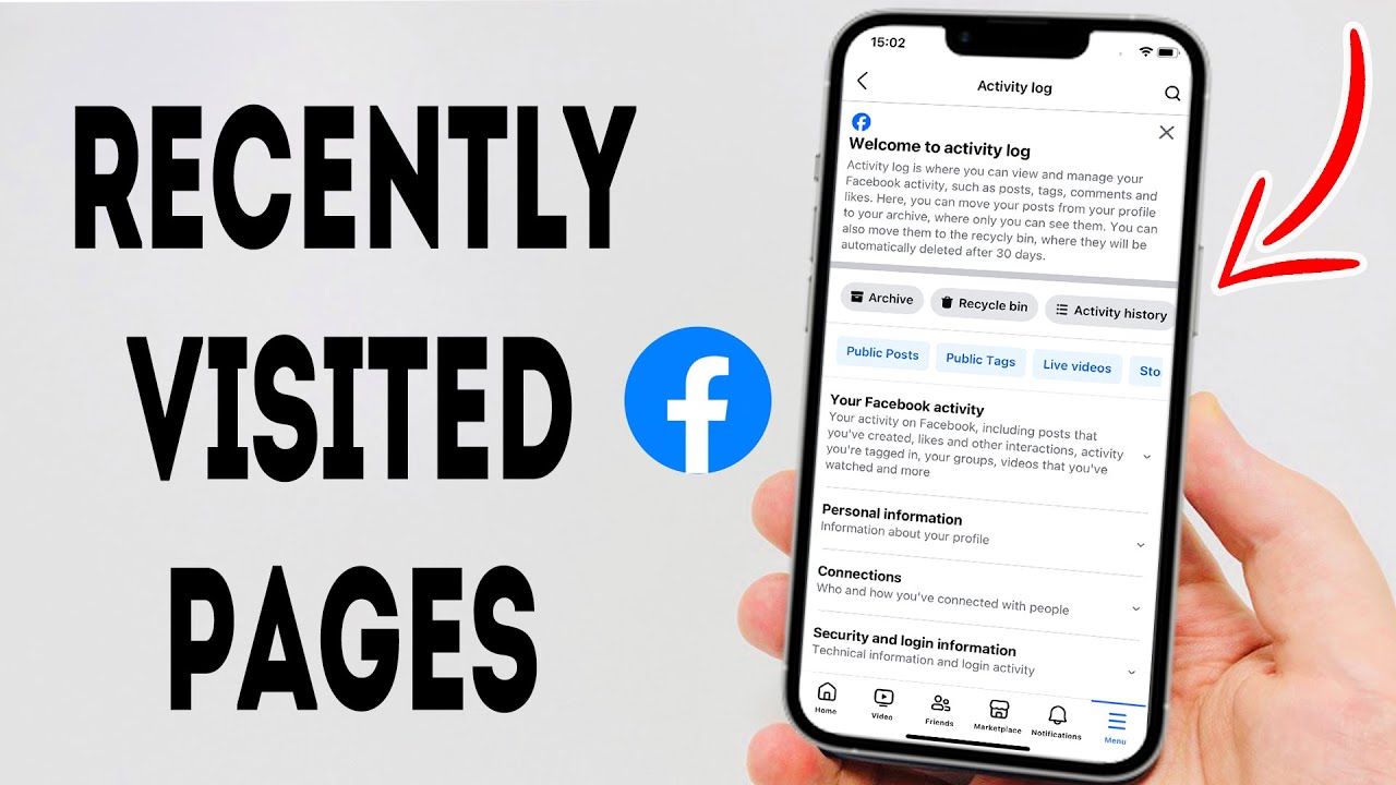 How To Delete Recently Visited Pages On Facebook - Full Guide - YouTube