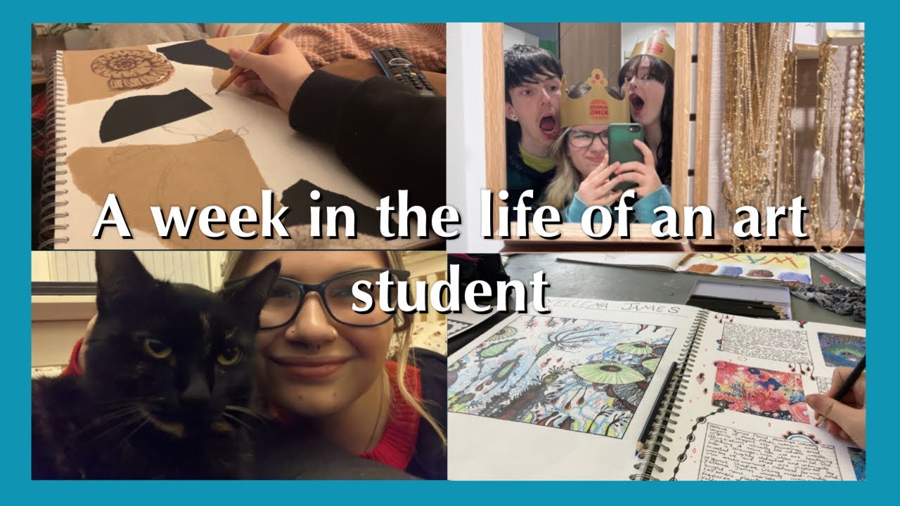 A week in the life of an art student - YouTube