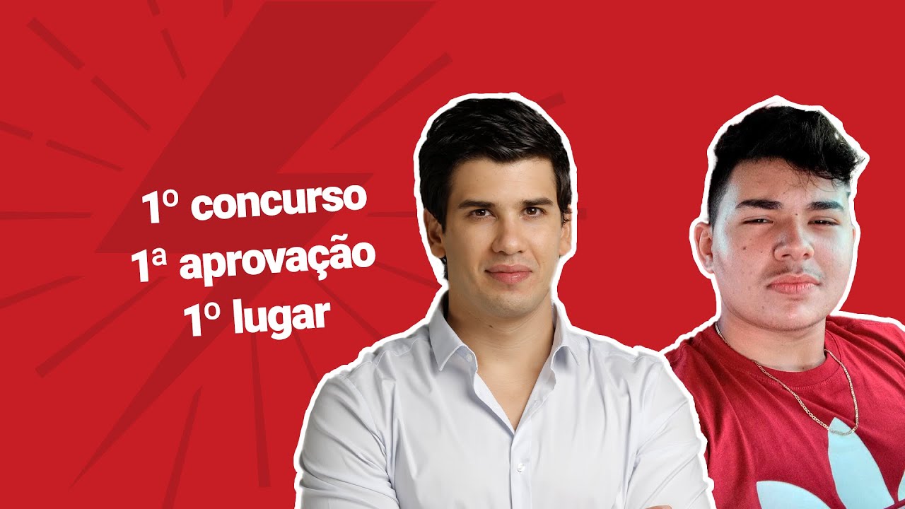 Em seu 1º concurso, aos 18 anos, ele conquistou o 1º lugar do INSS no ...