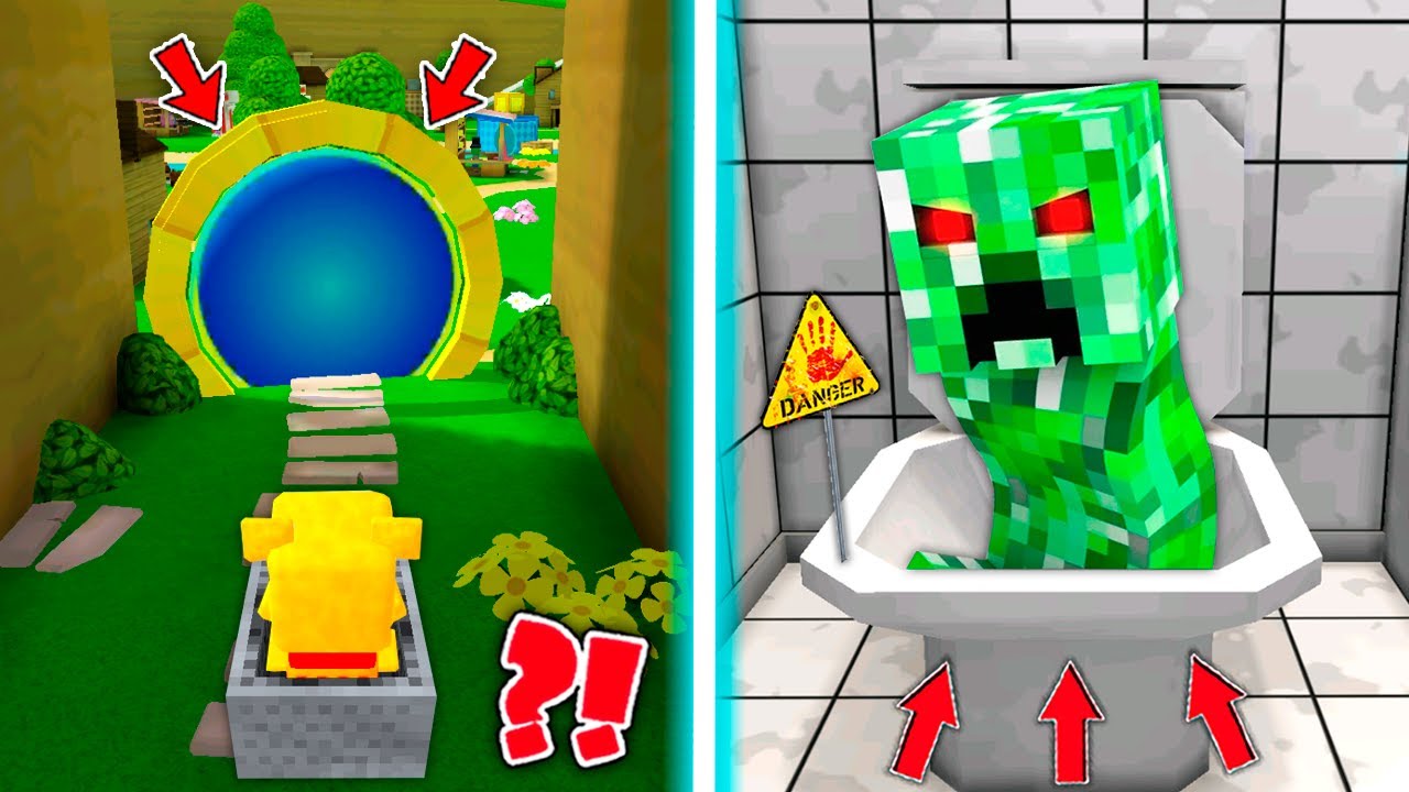 Secret Toilet Creeper Minecraft vs Super Bear Adventure Gameplay ...