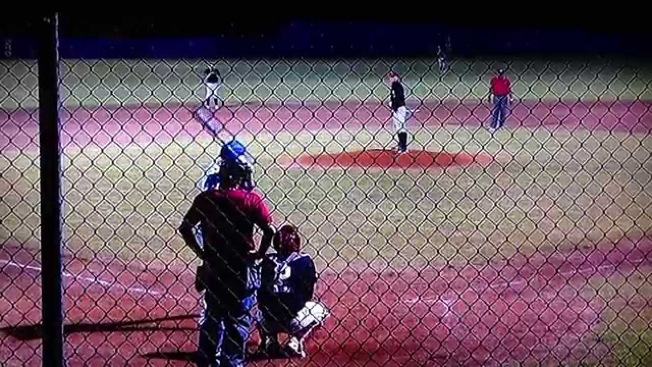 Dylan Moore baseball Hughes Springs vs Redwater 3 21 14 - YouTube