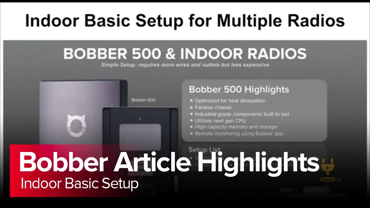 Bobber 500 Helium 5G: Indoor Basic Setup for Multiple Radios - YouTube