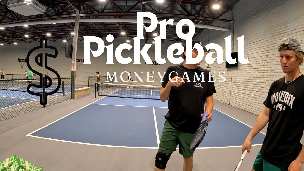 5.5+ Pickleball Pro Money Games at Picklr - YouTube