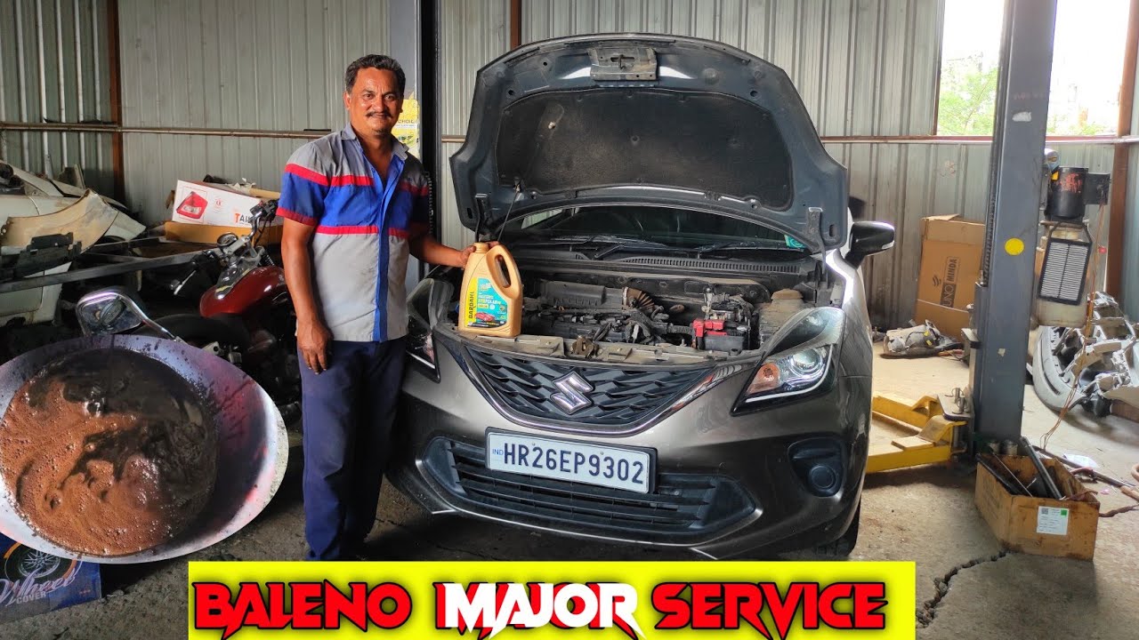Maruti Baleno Major Service || Full Service Nexa Baleno after market ...