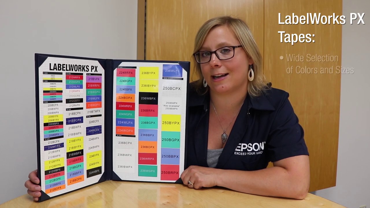 A Look at Epson LabelWorks' Label Materials - YouTube