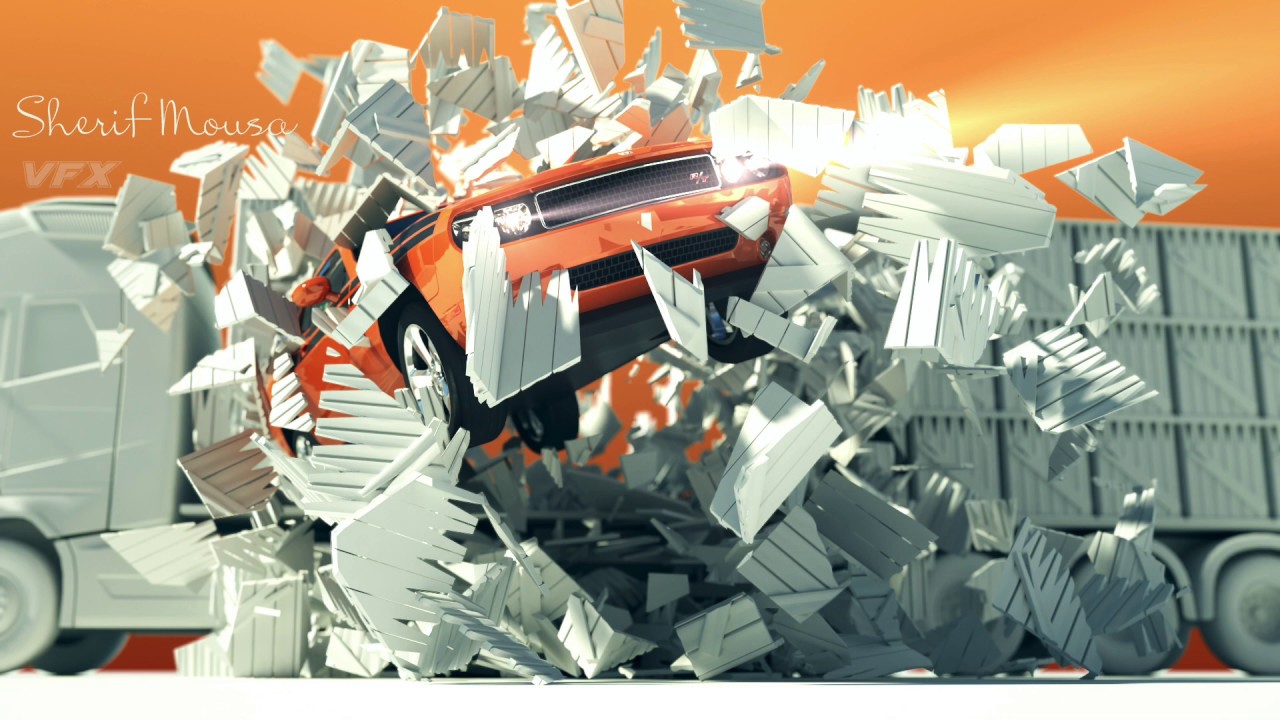 Tyflow car Destruction - YouTube