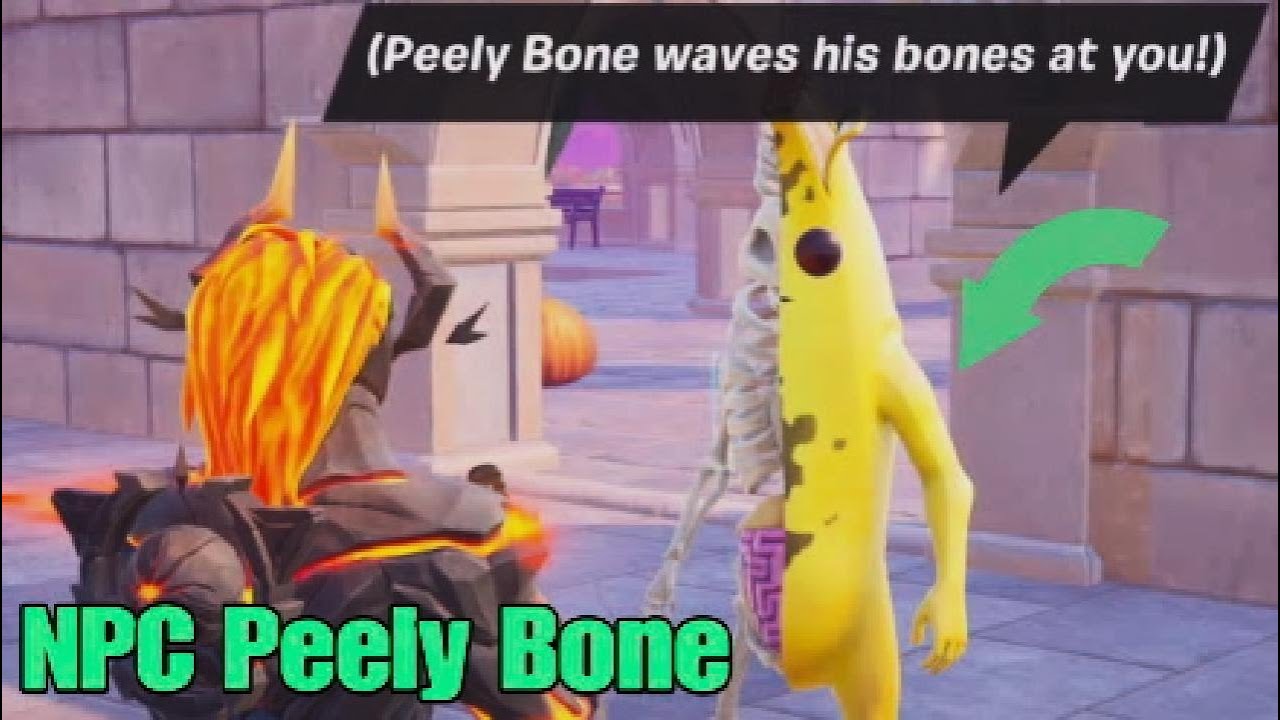 Where to Find Fortnite NPC Peely Bone - Chapter 5 Season 4 - YouTube