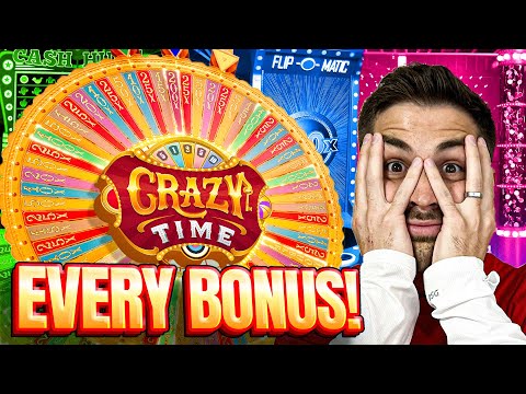 I HIT SO MANY BONSUS GAMES IN THIS CRAZY TIME SESSION!!!
