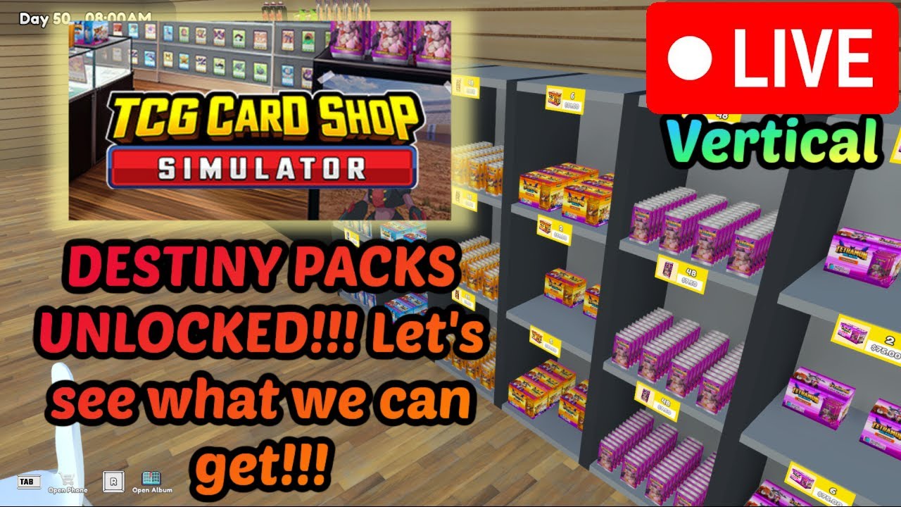 Getting Rich With Destiny Packs In TCG Card Simulator - YouTube
