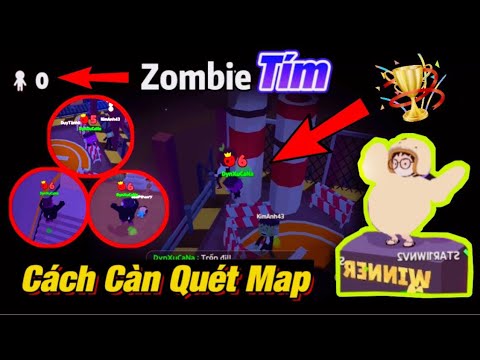 Thử Thách Làm Zombie TÍM (Tập 2) - Mẹo Càn Quét Hết Map Vi Rút Thây Ma ...
