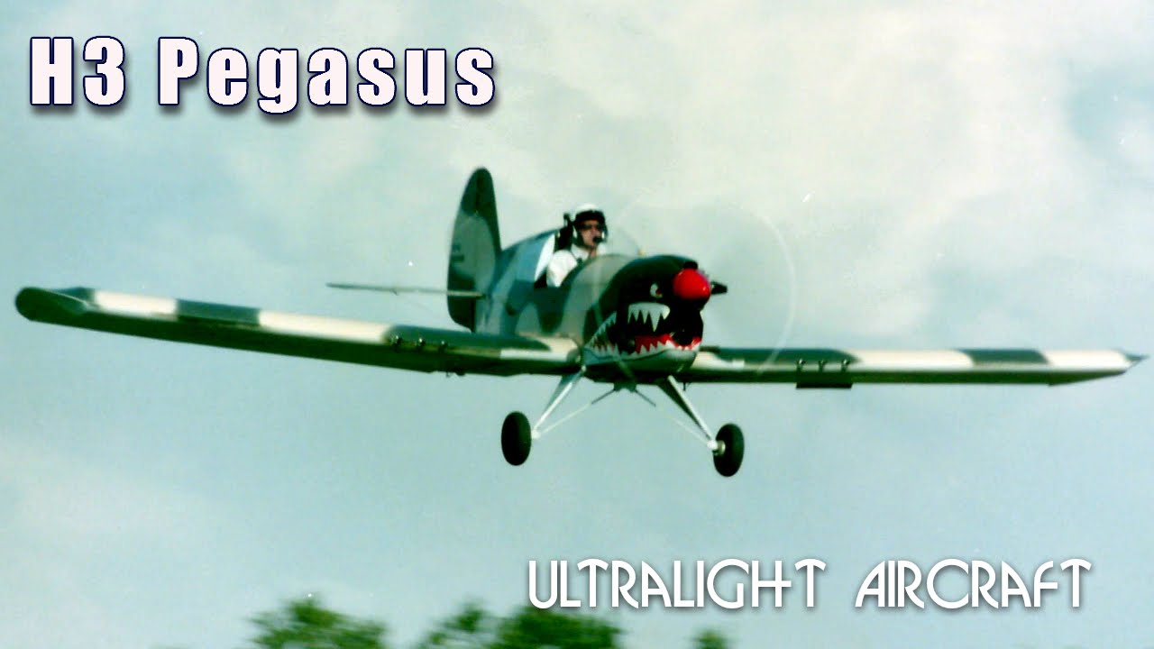 H3 Pegasus low wing ultralight aircraft by Bert Howland. - YouTube