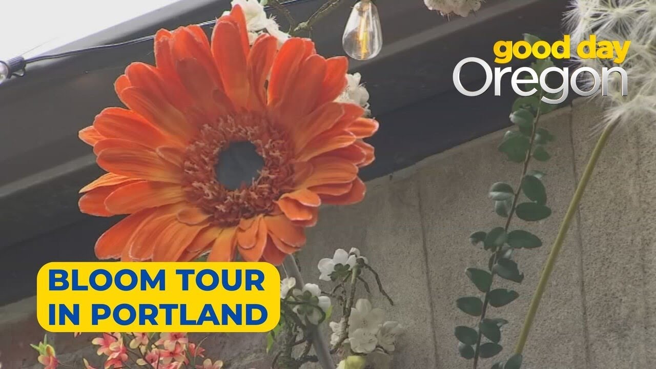Bloom Tour brings spring flowers to downtown Portland - YouTube