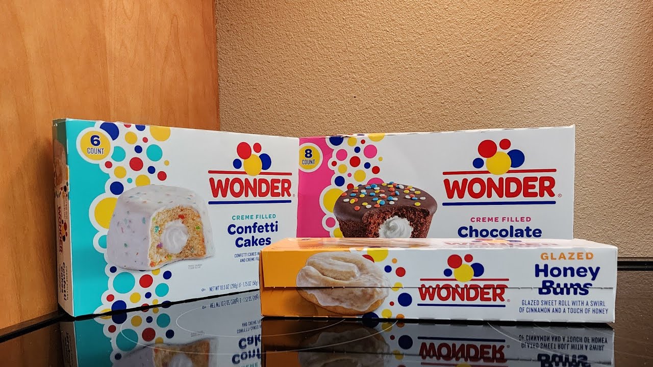 Wonder confetti cakes, Honey Buns, and Chocolate Cupcakes - YouTube