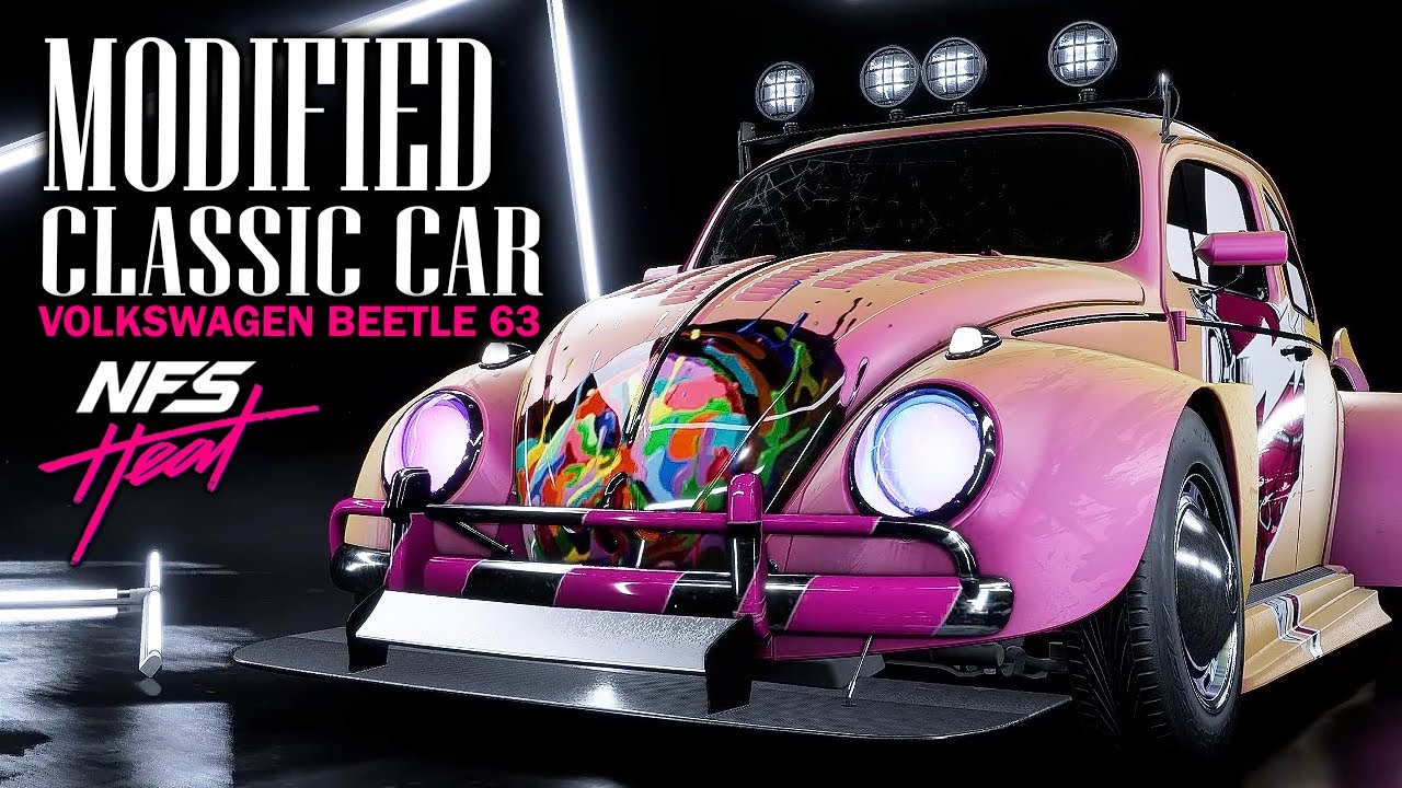 MODIFIED CLASSIC CAR IN NEED FOR SPEED - NEED FOR SPEED HEAT - YouTube
