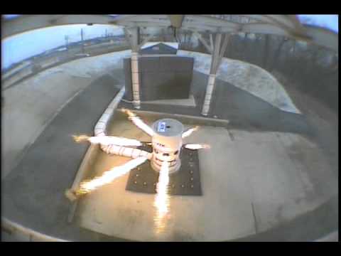 Orion Attitude Control Motor test - YouTube