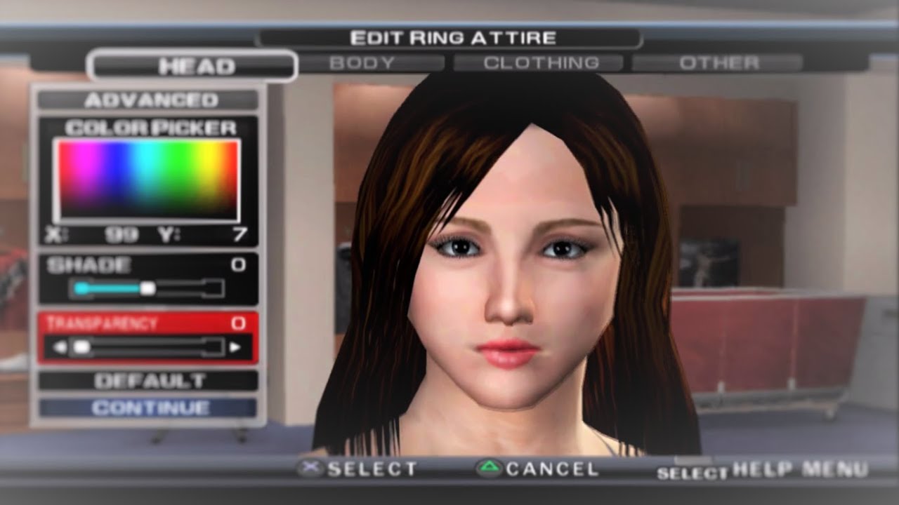 WWE SVR PS2 2011 - Created Diva. Part 10 - Dengan 1 model (HD) - YouTube