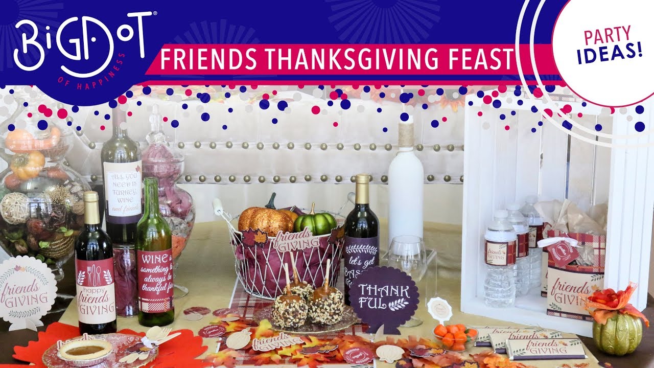 Friends Thanksgiving Feast - Friendsgiving Decorations & DIY Party ...