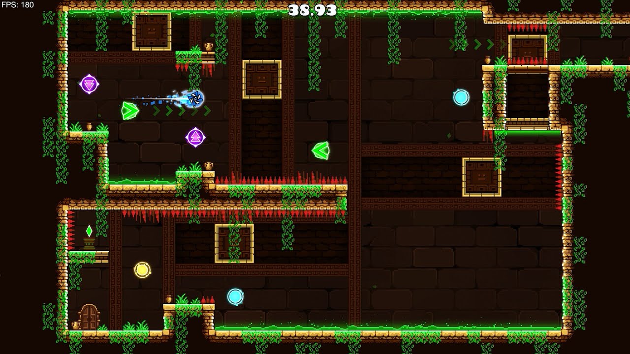 Geometry Dash | ShiftLeaf Temple (Easy demon) by trideapthbear - YouTube