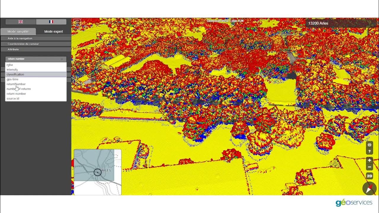 Démonstrateur LiDAR HD : Comment modifier la visualisation par défaut ? - YouTube