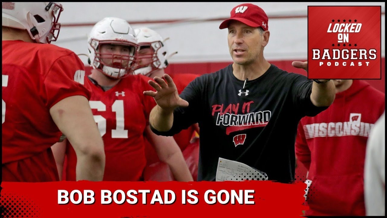 Bob Bostad leaves as the Wisconsin Badgers football team continues its ...