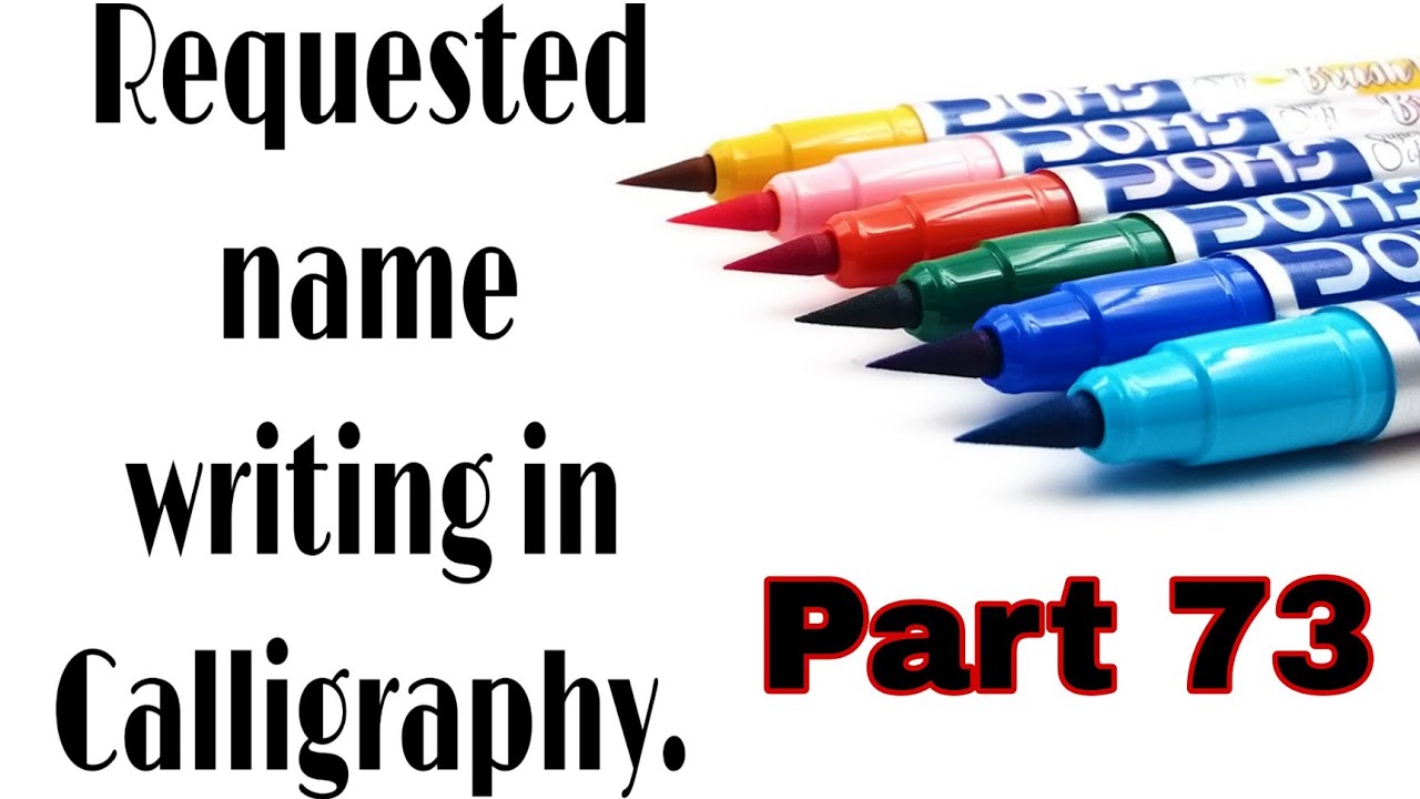 Taking 5 name requests from comment || requested name in Calligraphy ...