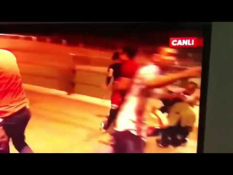 Darbe Grişimi Helikopter Sivil Halkın Üzerine Ateş Açıyor