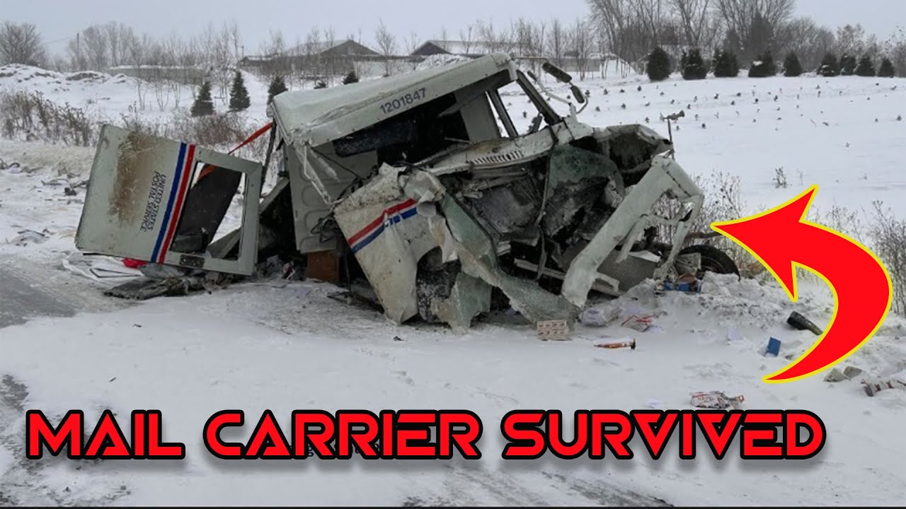 USPS Mail Carrier Survived this Horrible Accident that happened just ...