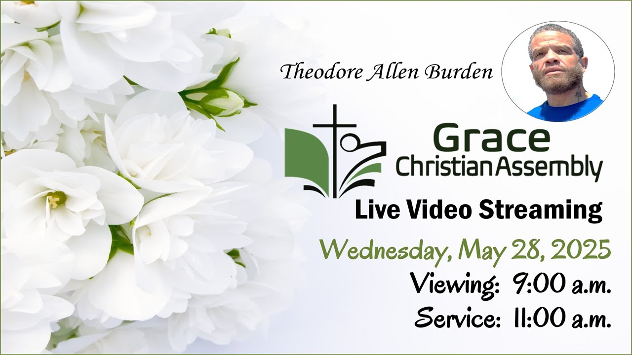 Funeral Service of Theodore Allen Burden - YouTube