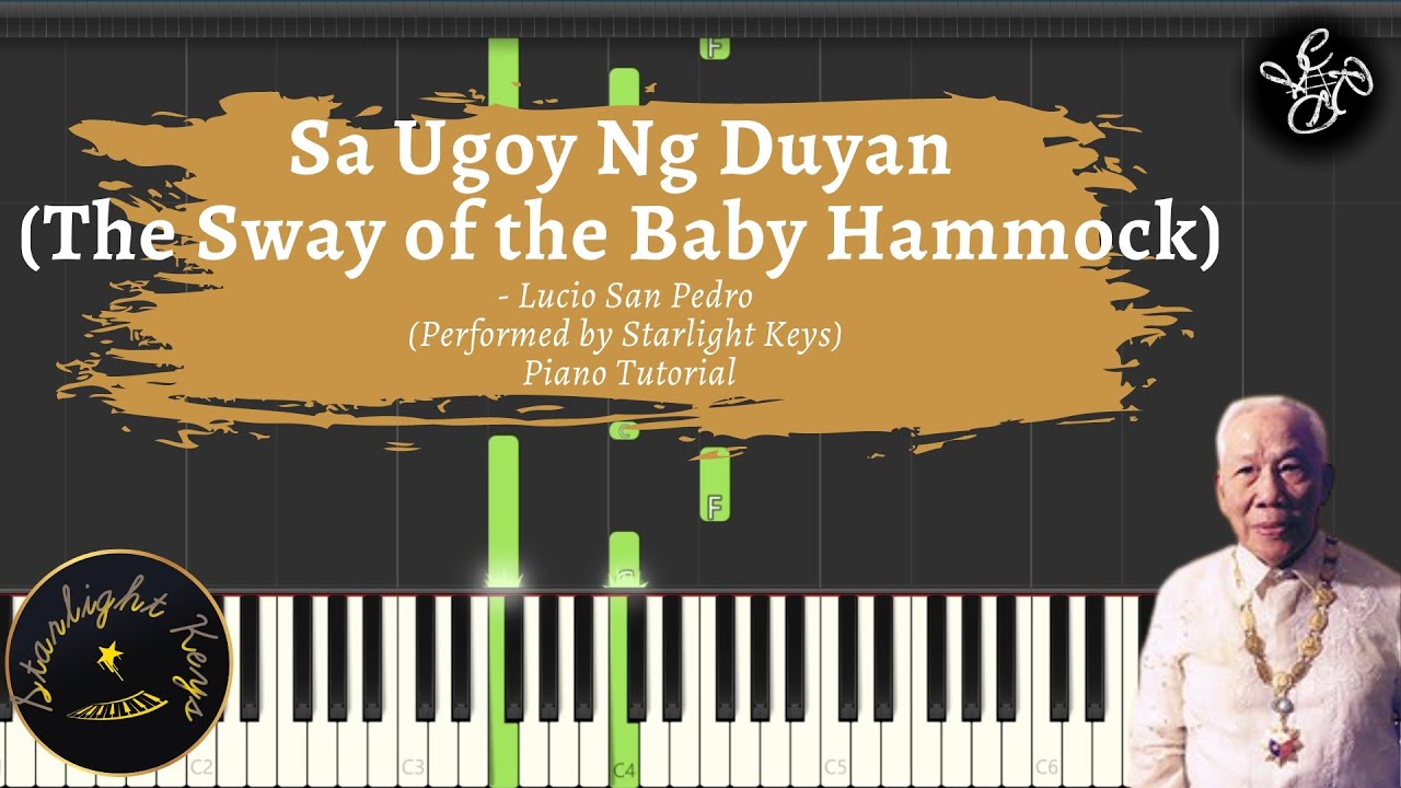 Piano Tutorial | Sa Ugoy Ng Duyan (The Sway of the Baby Hammock) - Lucio San Pedro - YouTube