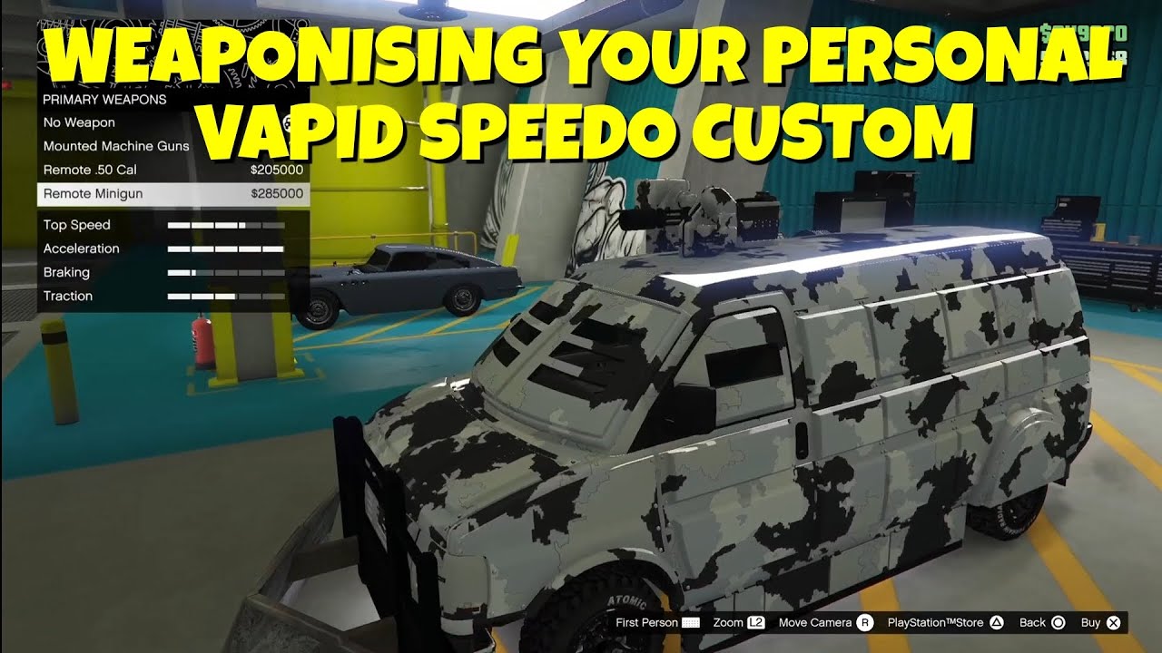 How to add weapons to your Personal Speedo Custom from the Career ...