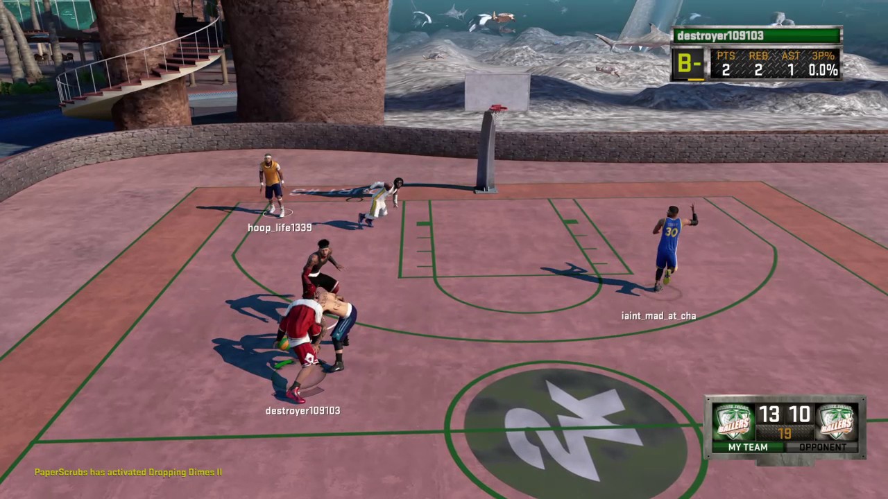 Contact dunk damn - YouTube