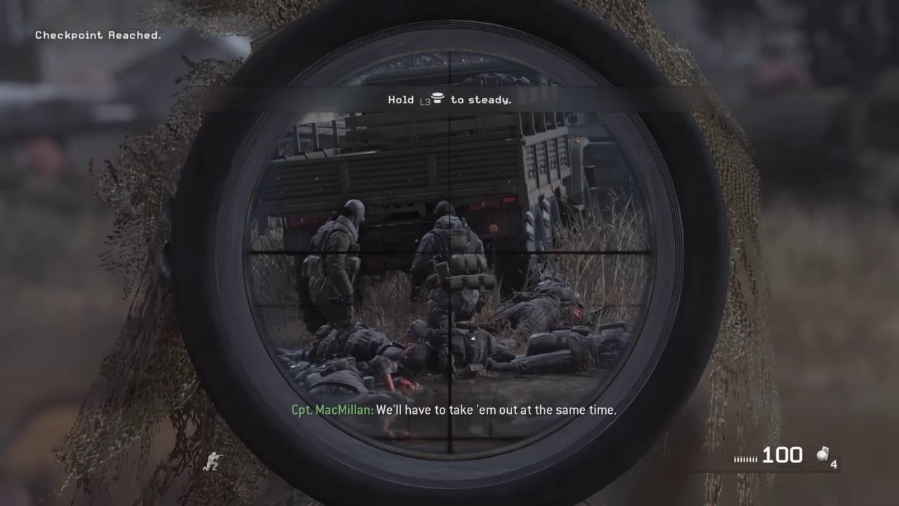 Cod 4 All Ghillied Up on Hardened - YouTube